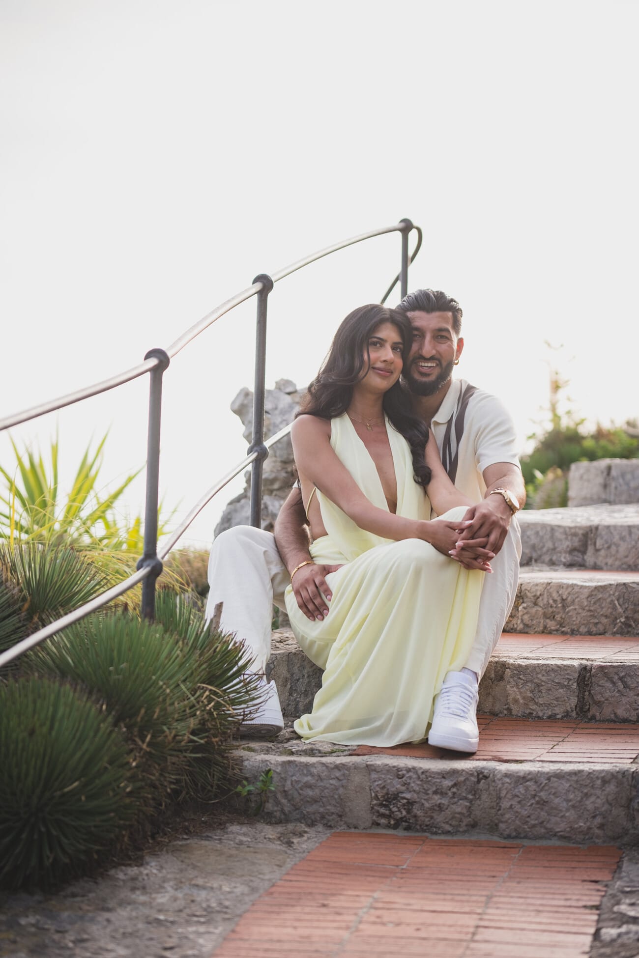 Proposal overlooking the French Riviera